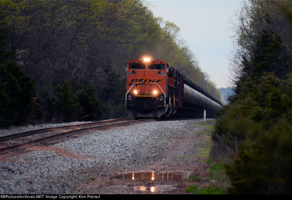 BNSF 9389 CSX Train K041 Crude Oil Empties